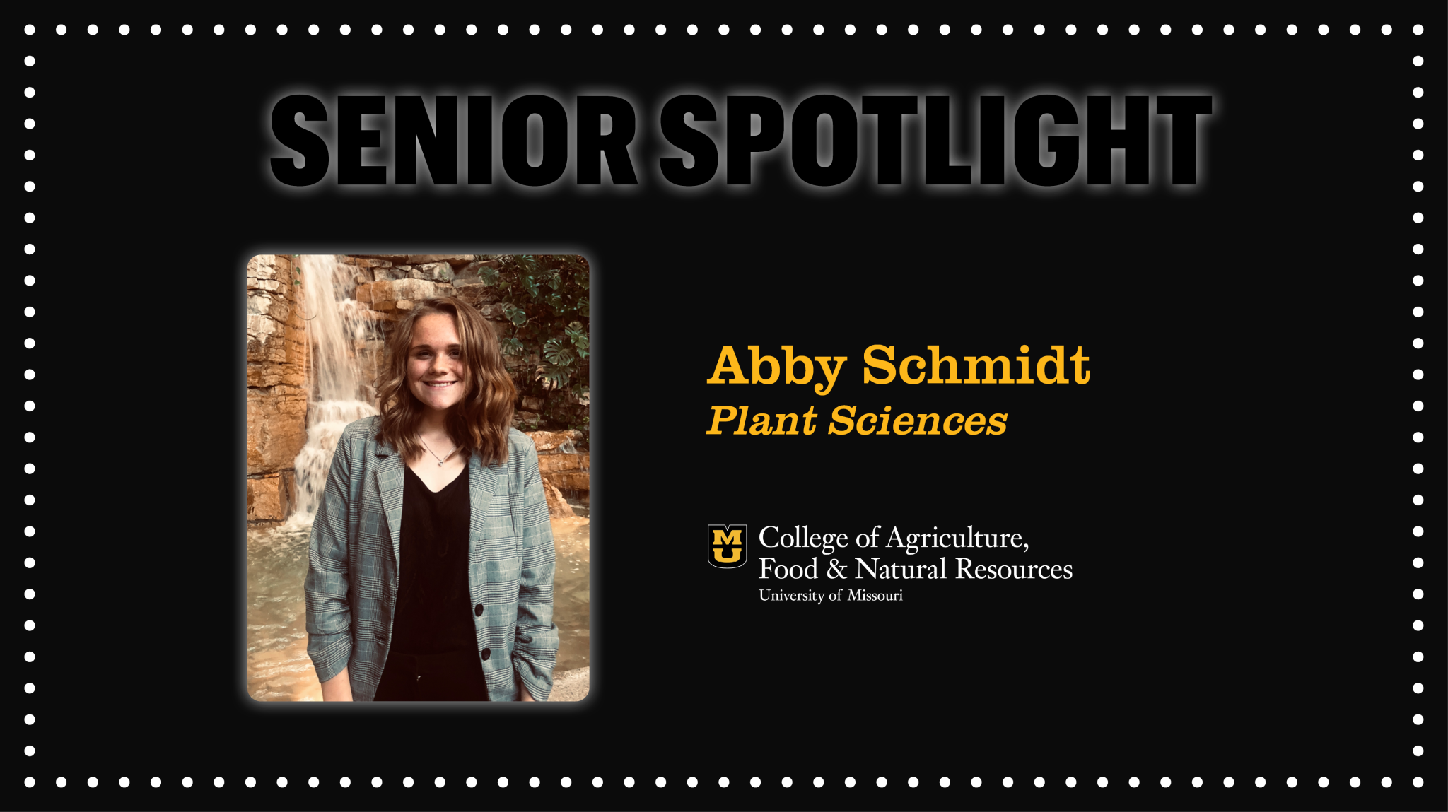 Senior Spotlight: Abby Schmidt