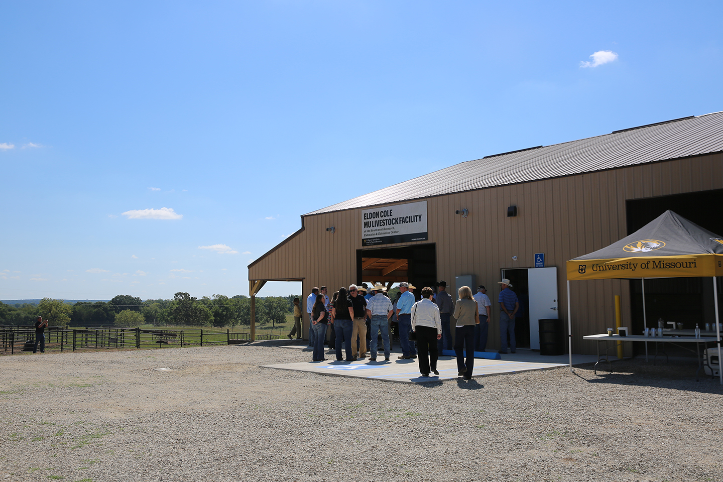 Ribbon cutting held Sept. 3 for Eldon Cole MU Livestock Facility at ...